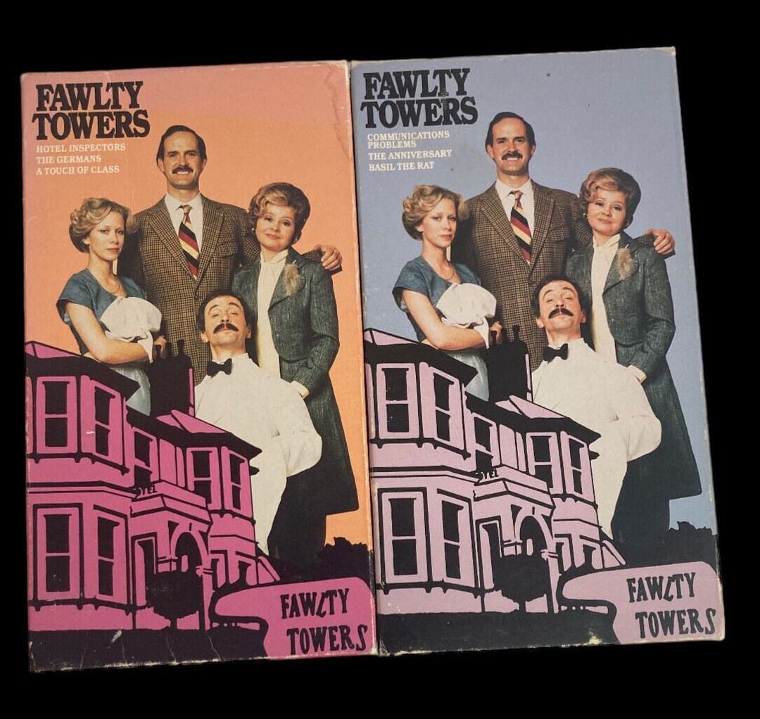 Fawlty Towers LOT of 2 VHS Tapes 1986 - Etsy