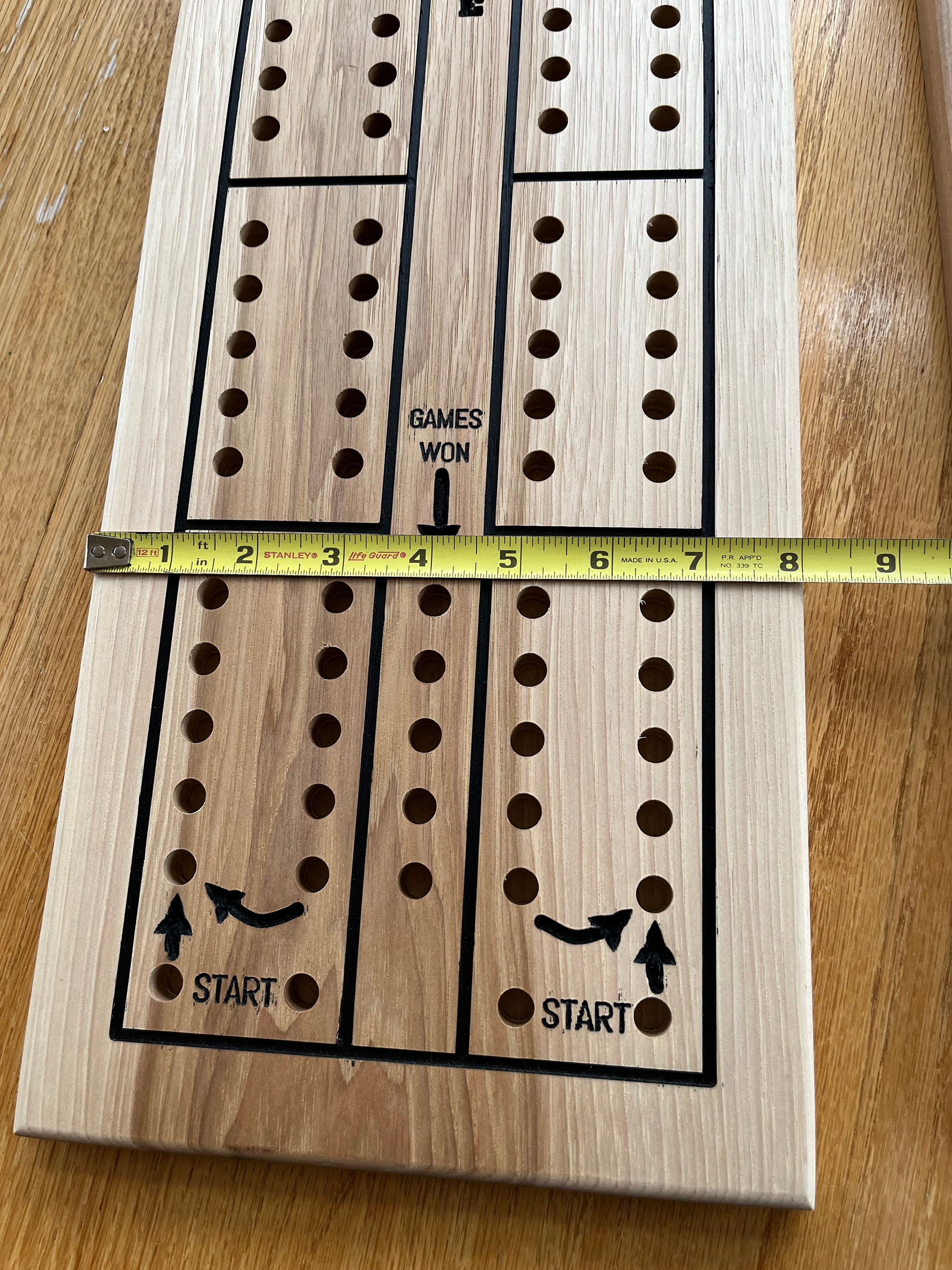 Jumbo Cribbage Board - Etsy