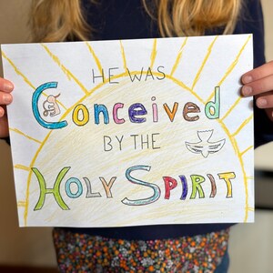 Apostles Creed Kids Coloring Pages (16 Pages, PDF Download) - Etsy