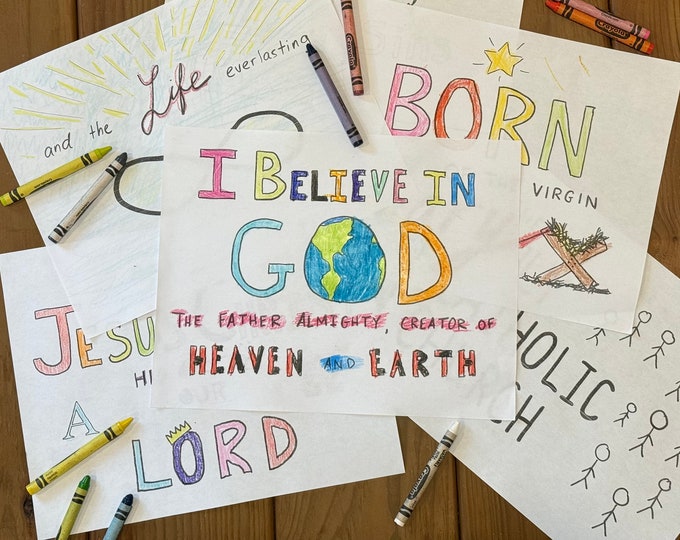 The Apostles' Creed Printable - Etsy