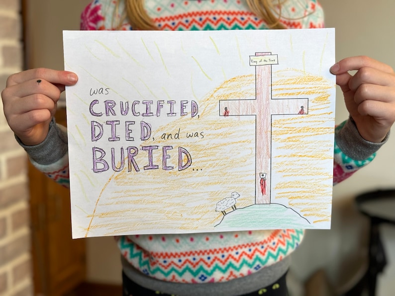 Apostles Creed Kids Coloring Pages (16 Pages, PDF Download) - Etsy