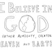 Apostles Creed Kids Coloring Pages (16 Pages, PDF Download) - Etsy