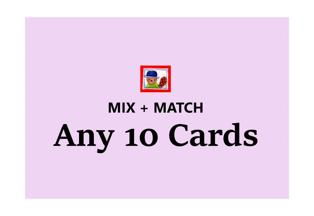 Mix and Match Any 10 Cards in the Shop Greeting Card, Holiday Card ...