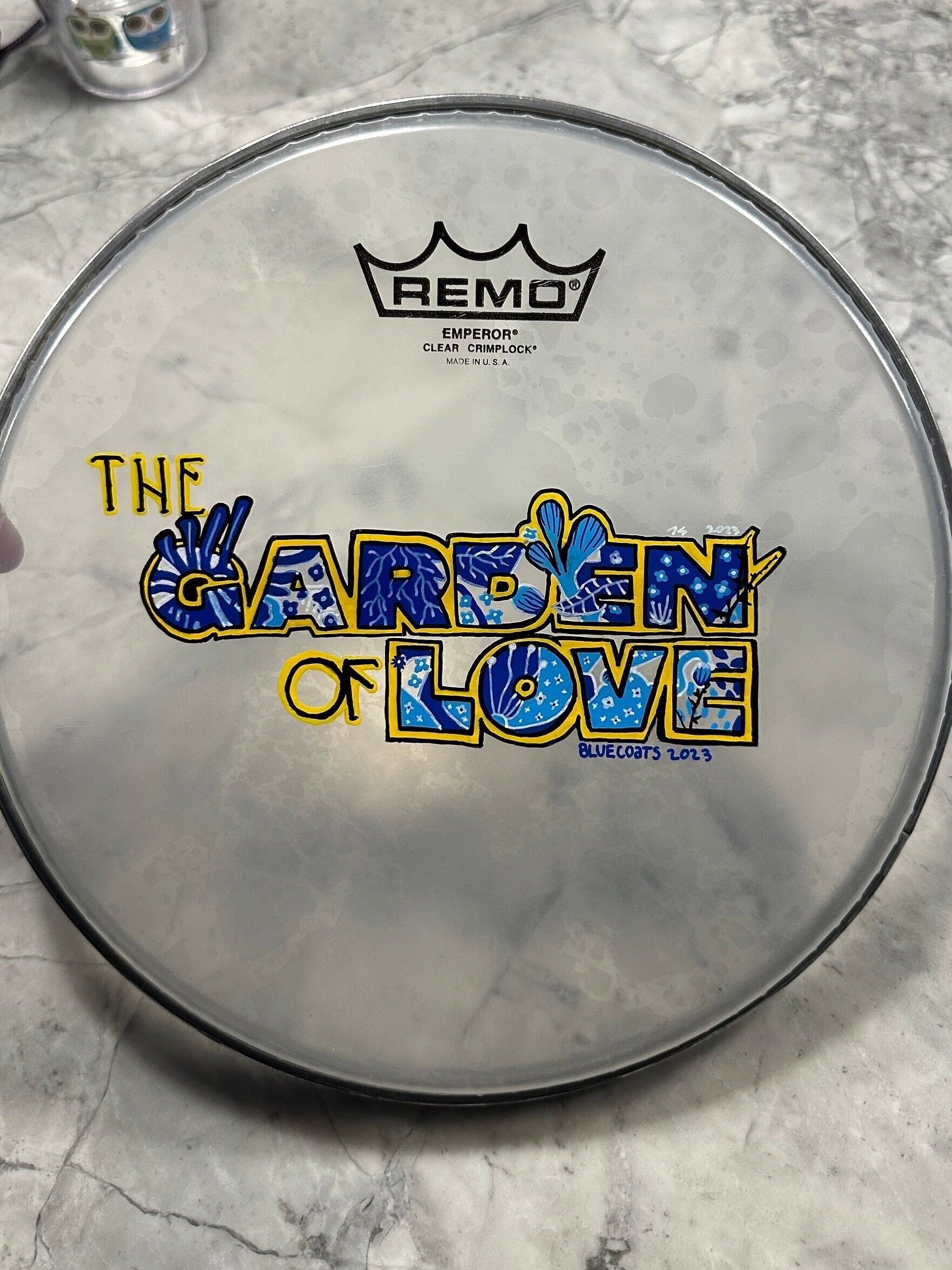 Custom Painted Tenor Remo Drumhead - Etsy