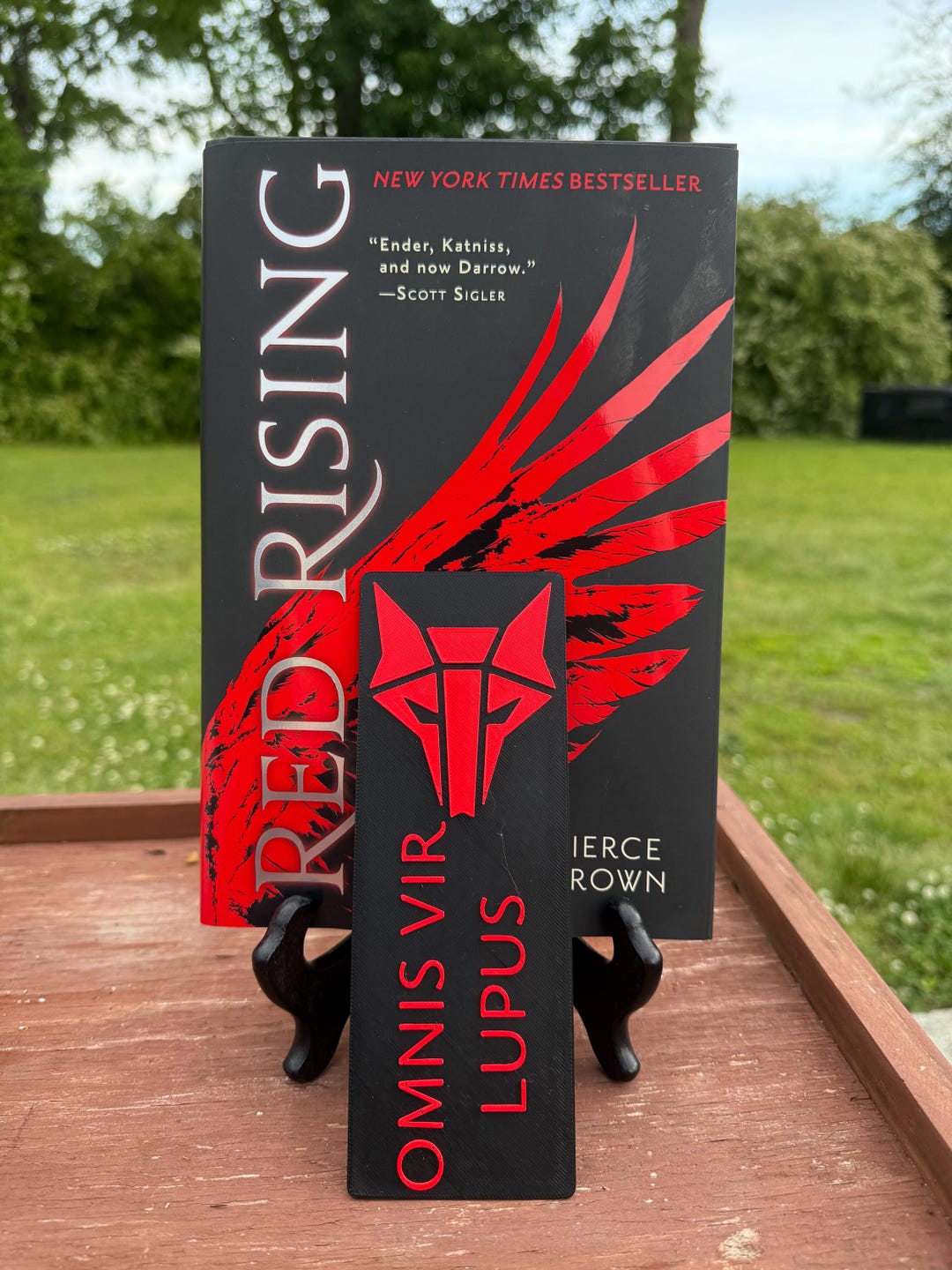 Red Rising Series Inspired Bookmark – Howler & Reaper Inspired Book ...