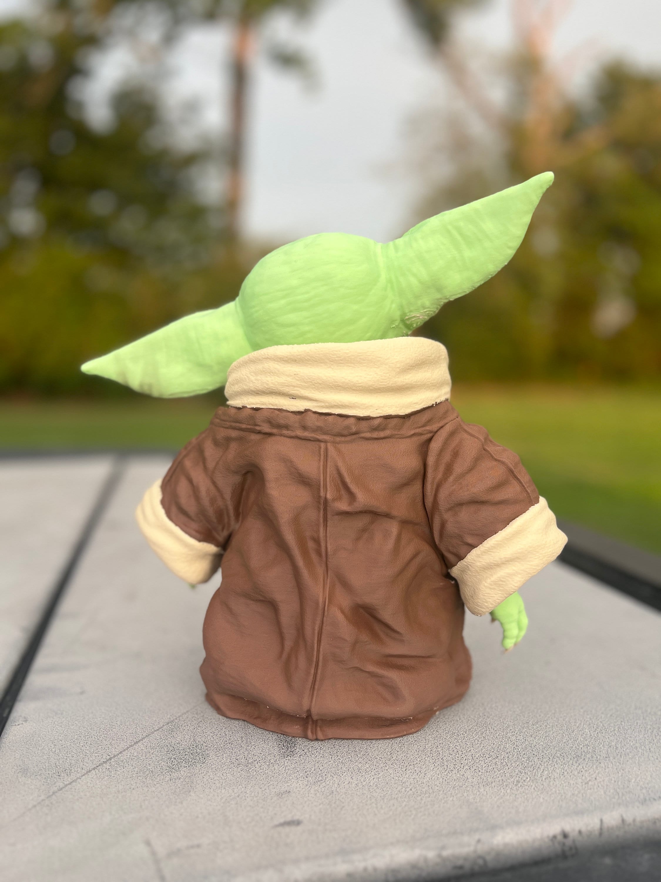 Life Size Grogu Figure Realistic Baby Yoda Statue for Star Wars Fans ...