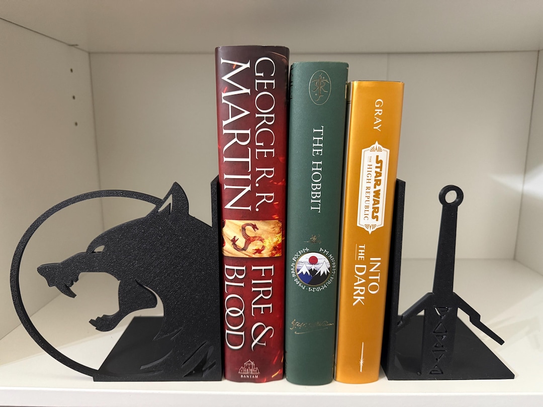 Witcher Bookends: Fantasy Home & Office Decor - Etsy