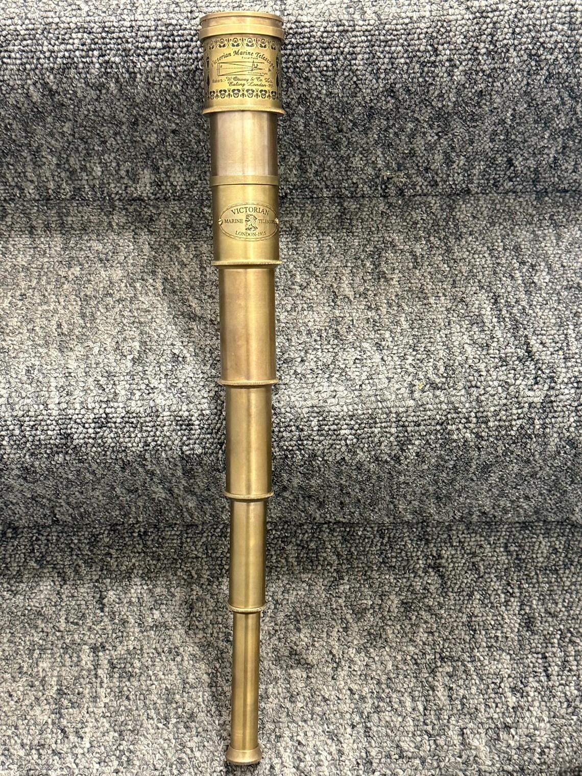 Vintage Brass Telescope Antique 20 Inch Hand Extending Naval Victorian ...