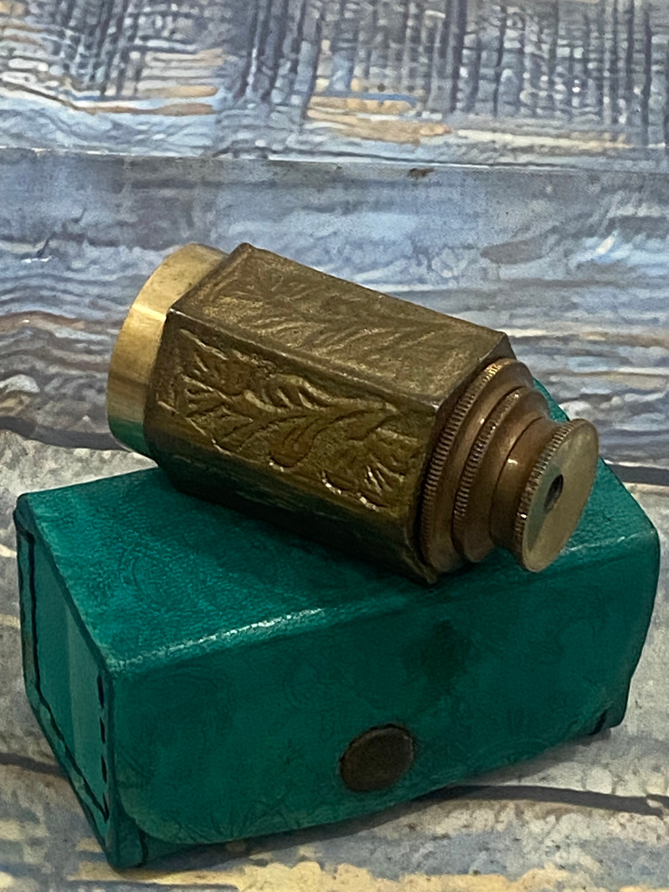 6" Brass Telescope Mini Handheld Spyglass Nautical Marine Small United ...