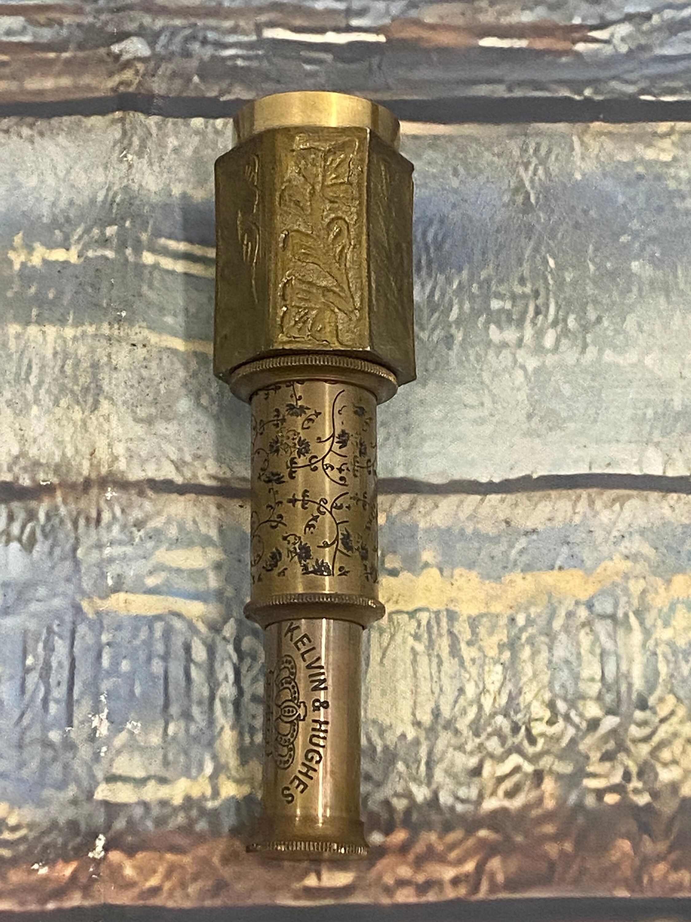 6" Brass Telescope Mini Handheld Spyglass Nautical Marine Small United ...