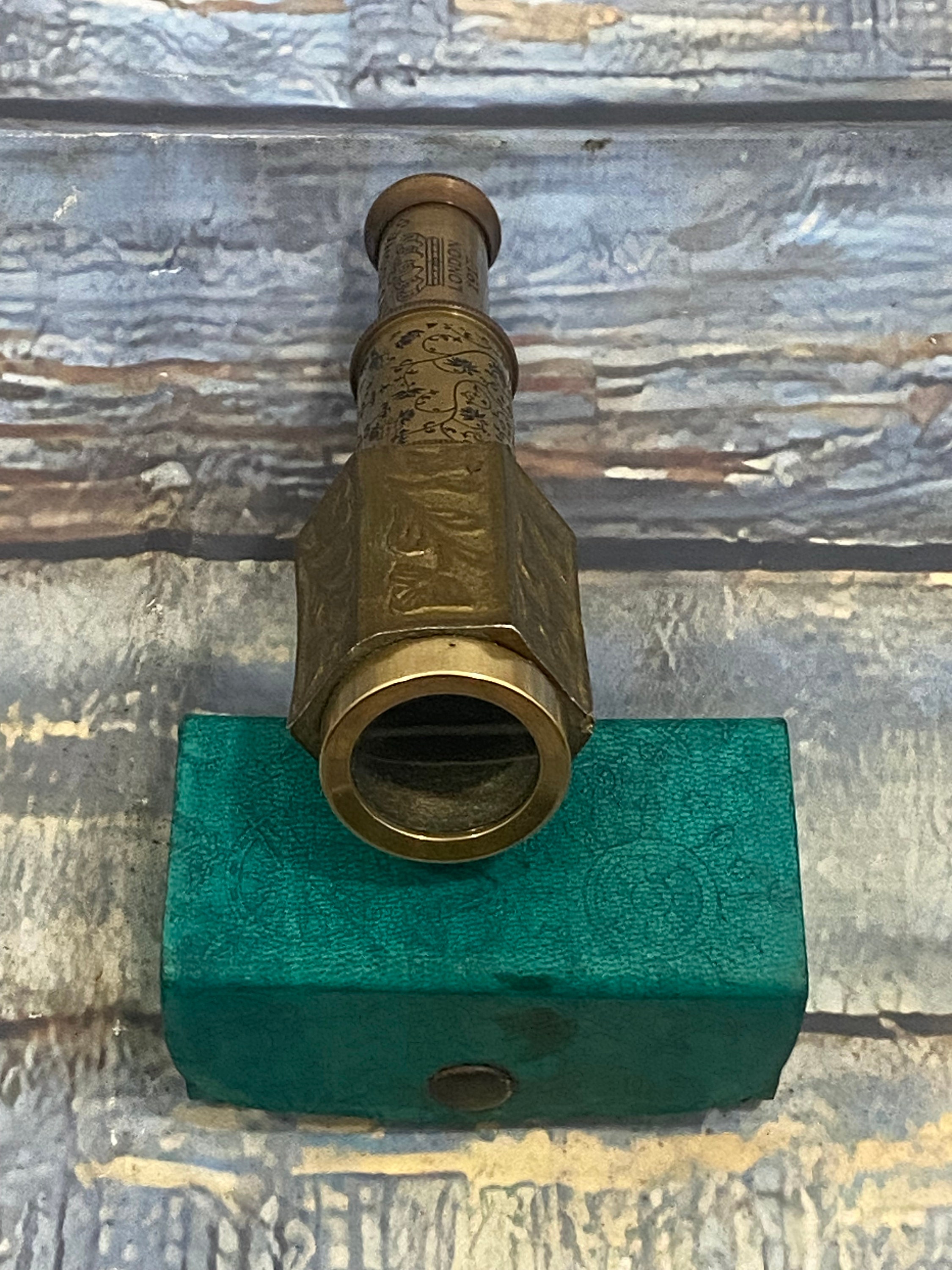 6 Brass Telescope Mini Handheld Spyglass Nautical Marine - Etsy