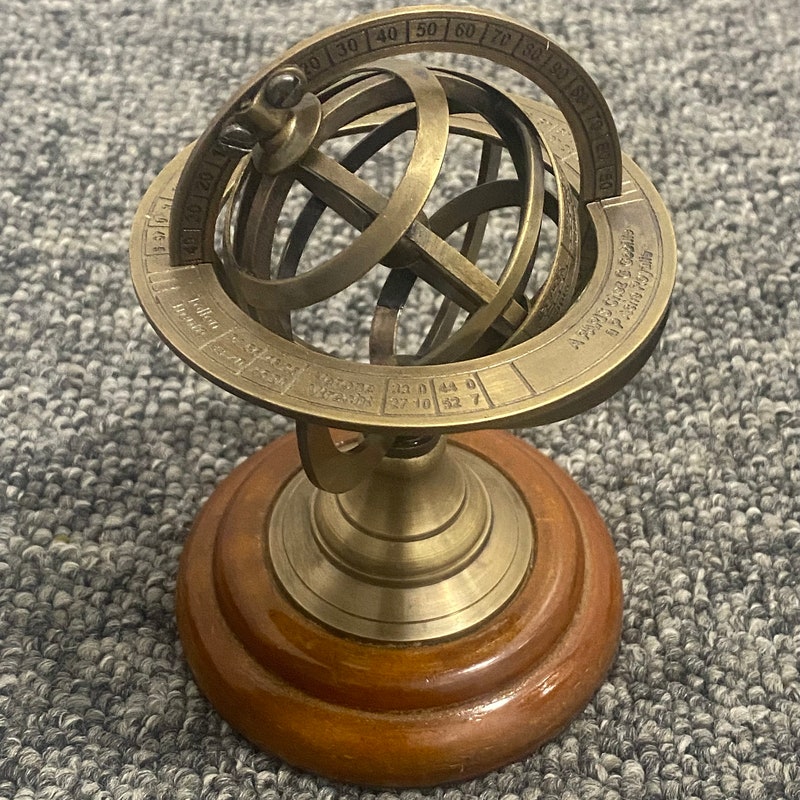 Brass Sphere - Etsy UK