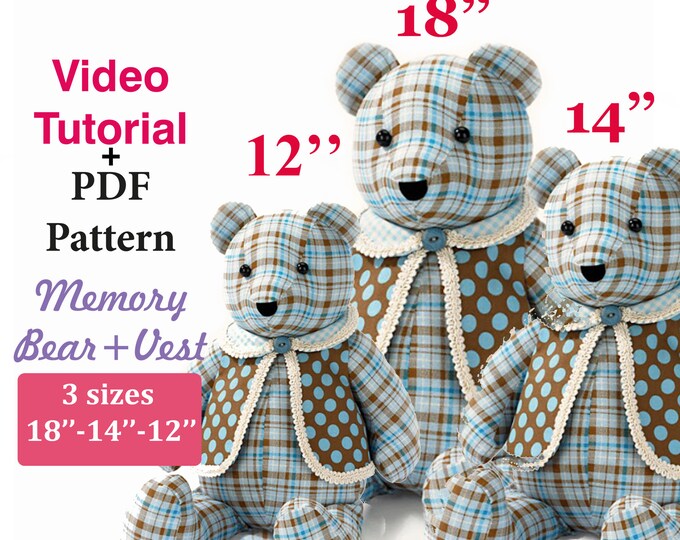 Regular Memory Bear - Etsy