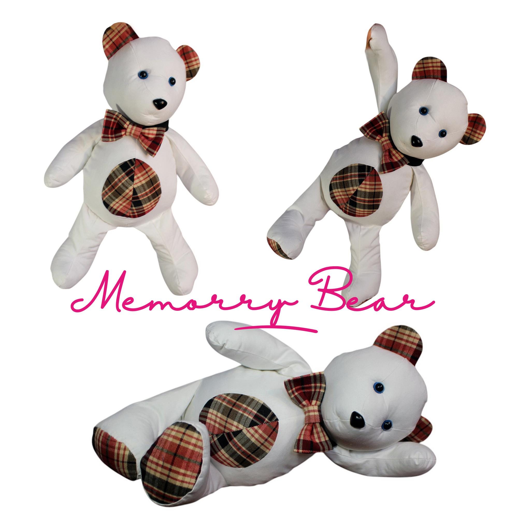 Memory Bear Pattern | Keepsake Teddy Bear Sewing Pattern | PDF Memorial ...