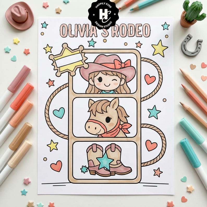 Cowgirl Coloring Pages , Rodeo Coloring ,western Coloring, Girls Rodeo ...