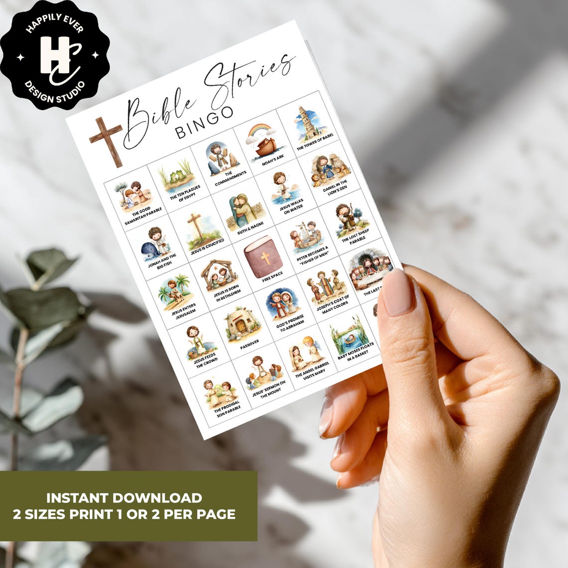 Bible Stories BINGO , Catholic Kids Bingo , Christian Religious Bingo ...