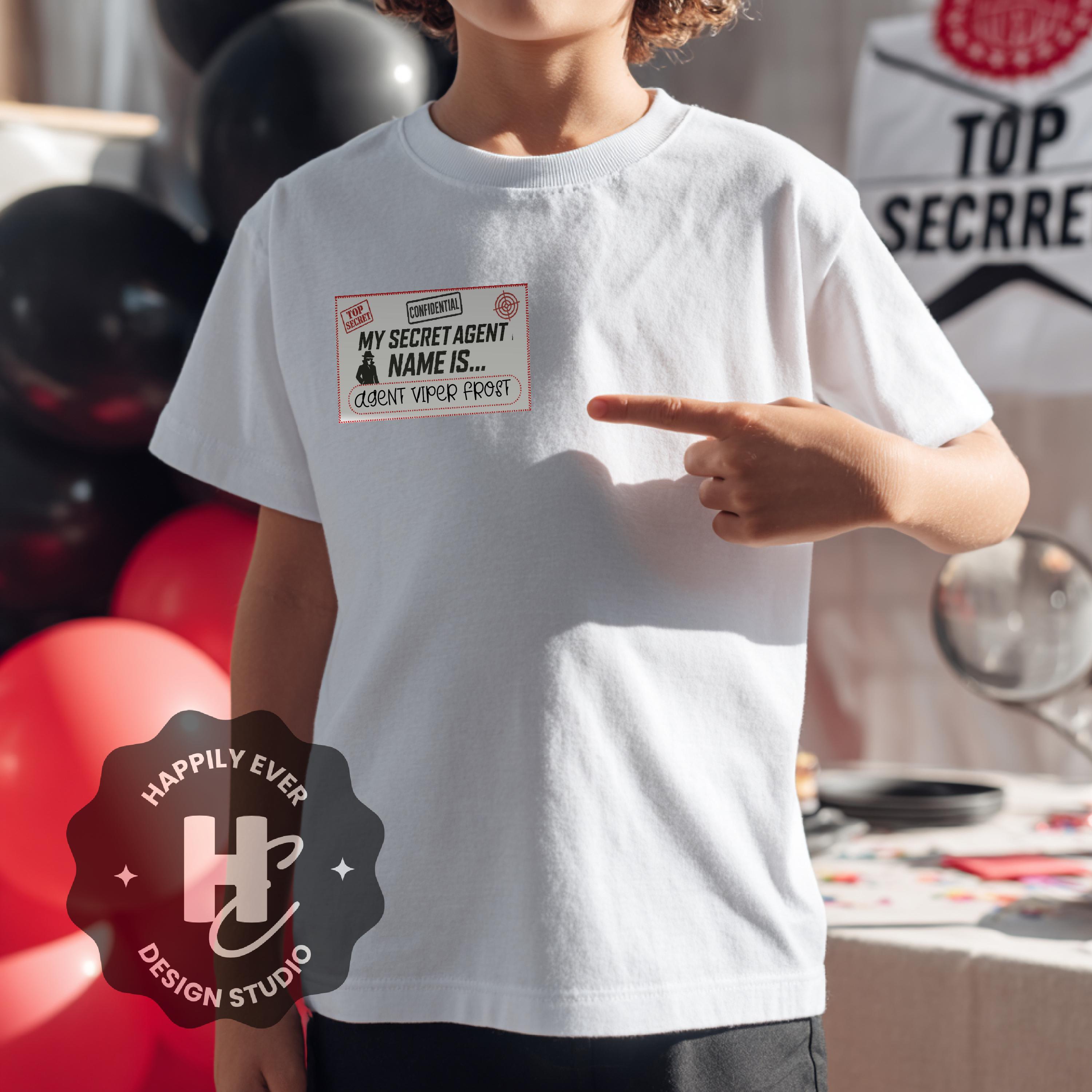 What's Your Secret Agent Name, Secret Agent ID, Mystery Printable ...