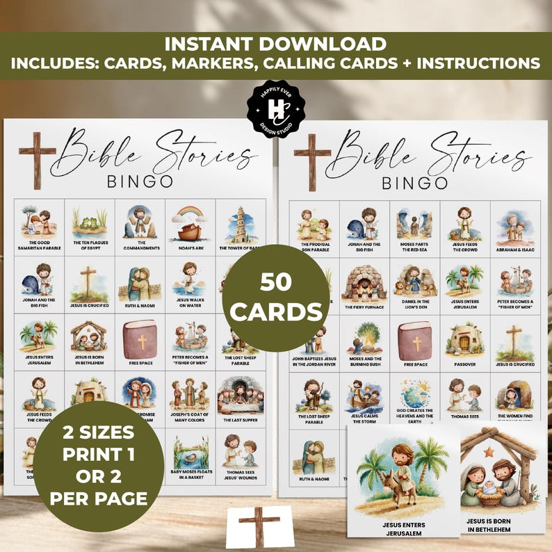 Bible Stories BINGO , Catholic Kids Bingo , Christian Religious Bingo ...