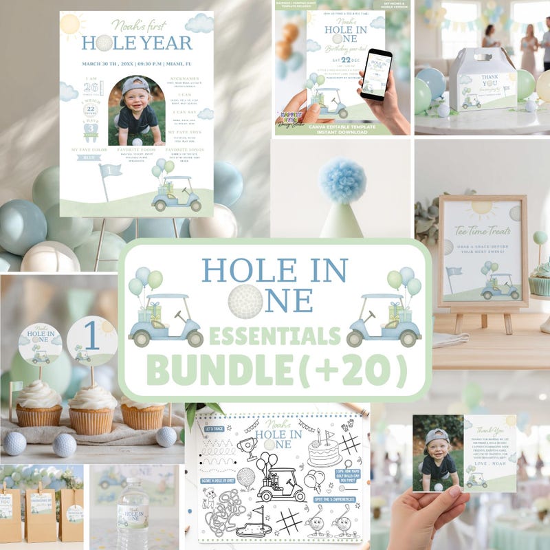 Golf 1st Year - Etsy UK