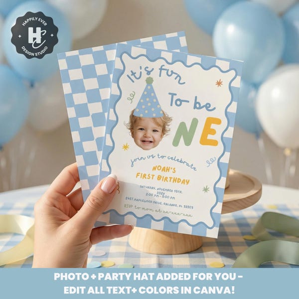 Its Fun Being One Invite - Etsy