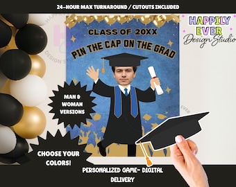 DIY Kindergarten Graduate Yourself PNG, Graduation Add Your Own Photo ...