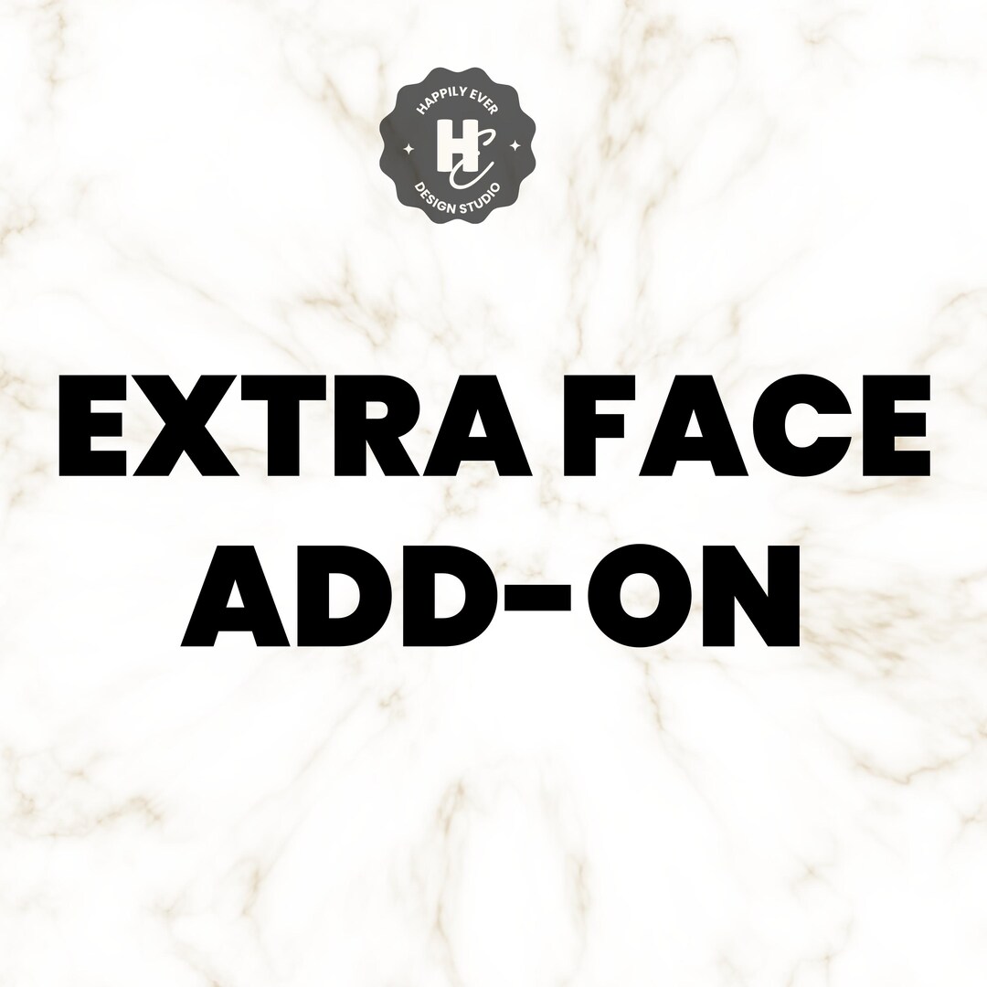 Extra Bingo Face Add-on - Etsy