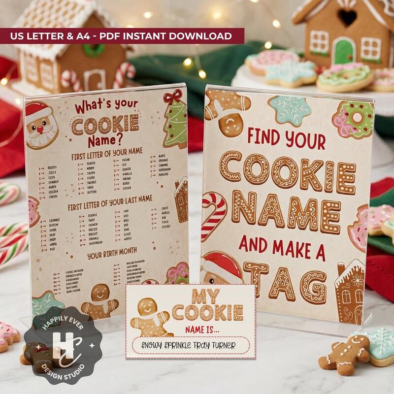 Christmas Cookie Game - Etsy