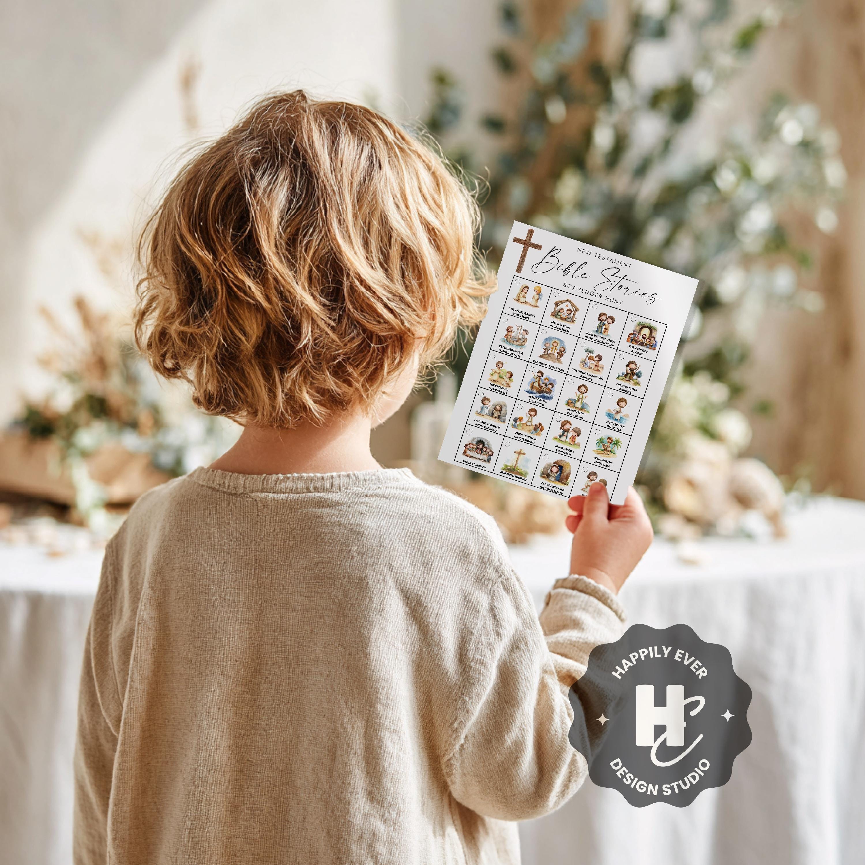 New Testament Scavenger Hunt , Bible Stories Game , Catholic Kids ...