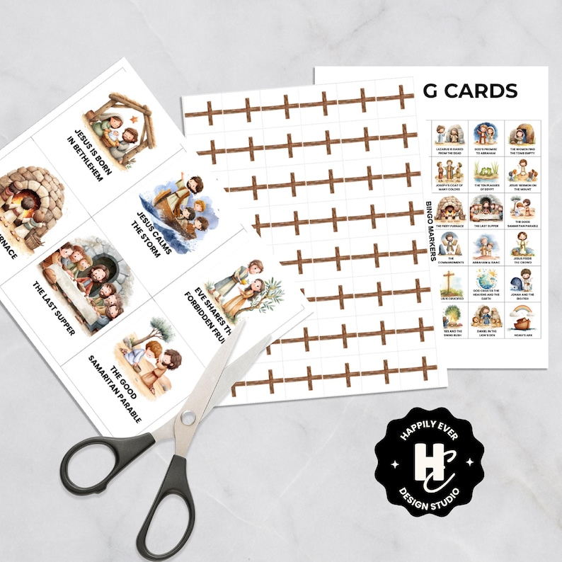 Bible Stories BINGO , Catholic Kids Bingo , Christian Religious Bingo ...