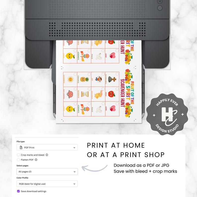 Fruit of the Spirit Scavenger Hunt, Bible Scavenger Hunt , Fruit of the ...