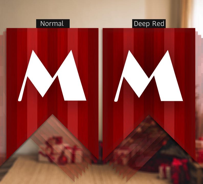 Christmas Banner Printable, Letters Banner A-Z Clipart, Alphabet Banner ...