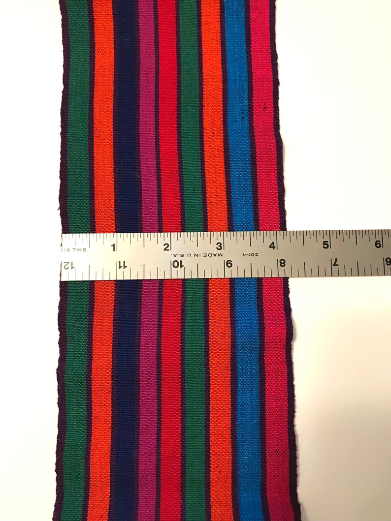 Latin American Woven Cotton Sash Belt, 1970s - Etsy