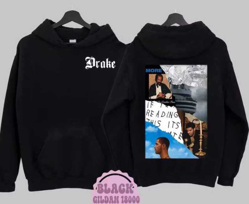 Drake Inspired Album Cover Hoodies Hip Hop Fashion for Men's Autumn ...