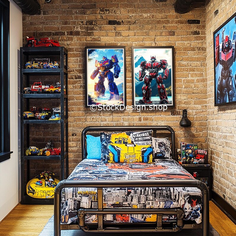 Set of 10 Transformers Printable Poster, Transformer Wall Art Print ...