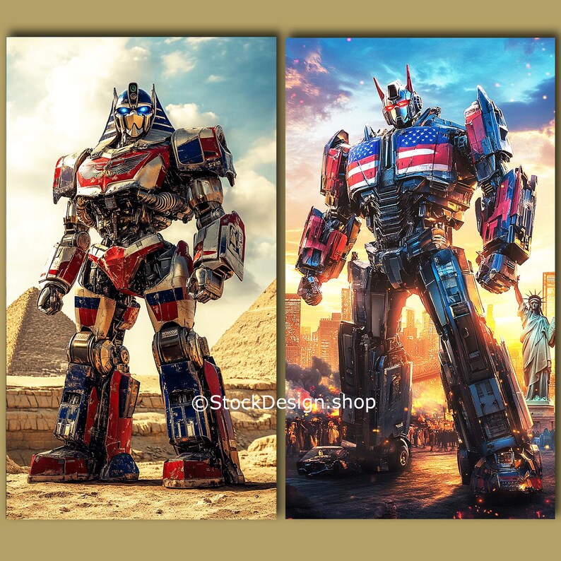 Set of 10 Transformers Printable Poster, Transformer Wall Art Print ...