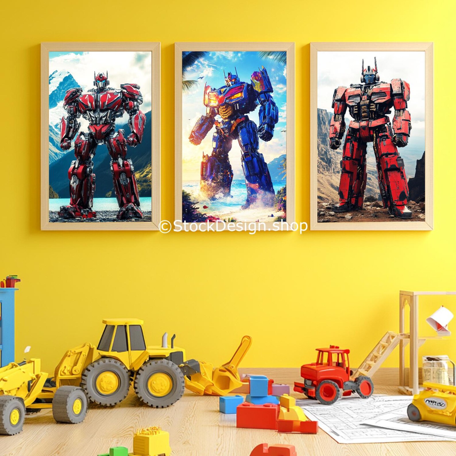 Set of 10 Transformers Printable Poster, Transformer Wall Art Print ...