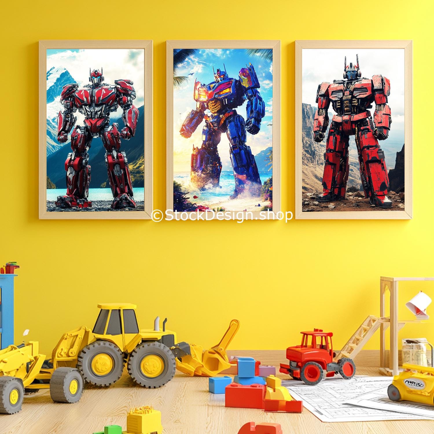 Set of 10 Transformers Printable Poster, Transformer Wall Art Print ...