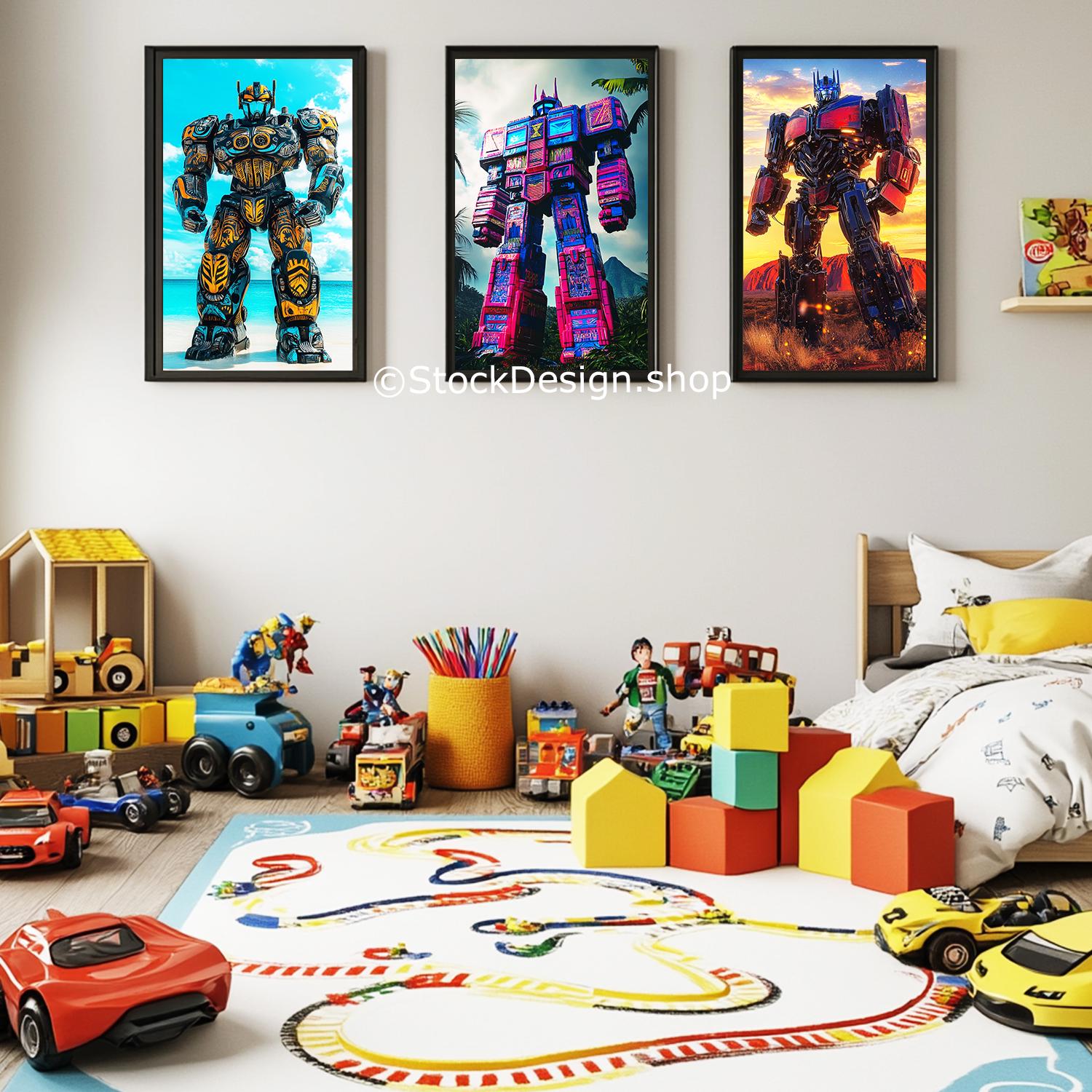Set of 10 Transformers Printable Poster, Transformer Wall Art Print ...