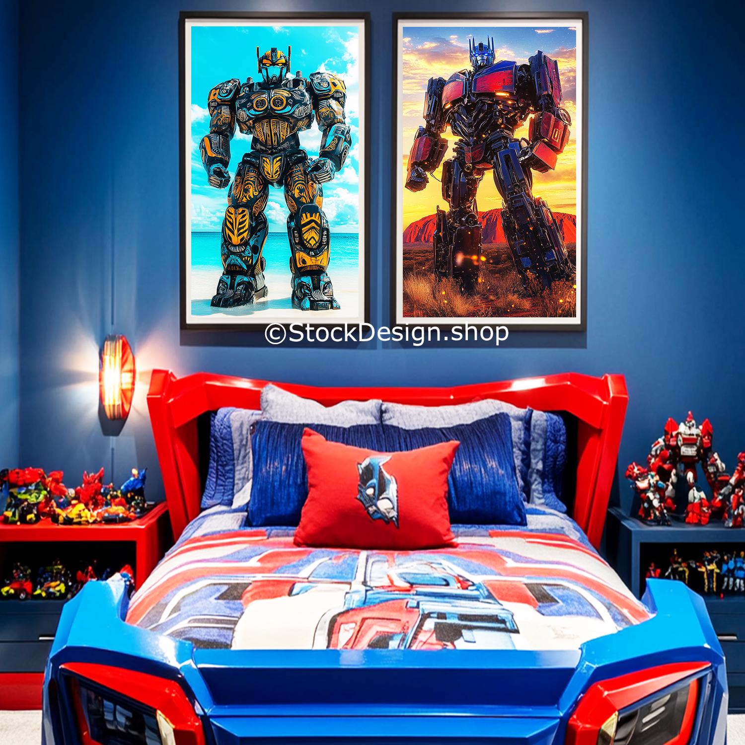 Set of 10 Transformers Printable Poster, Transformer Wall Art Print ...