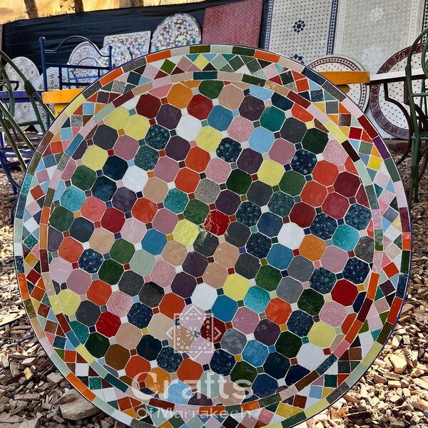 Mosaic Table - Etsy