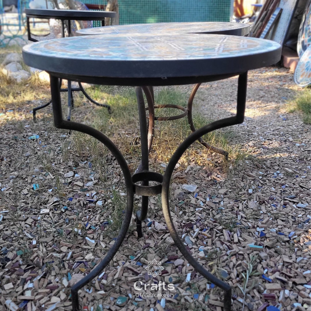 Mosaic Table Moroccan Mosaic Table Mosaic Table Art berber Table ...