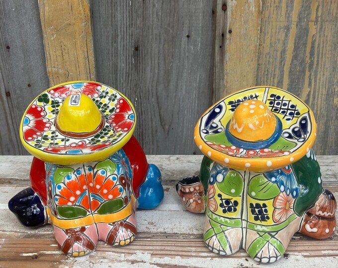 Mini Talavera Siesta Man - Etsy