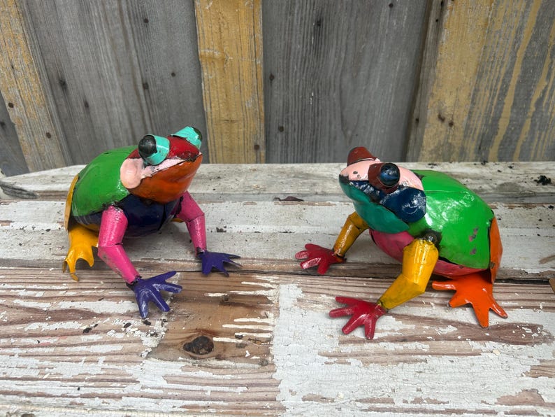 Metal Frog - Etsy