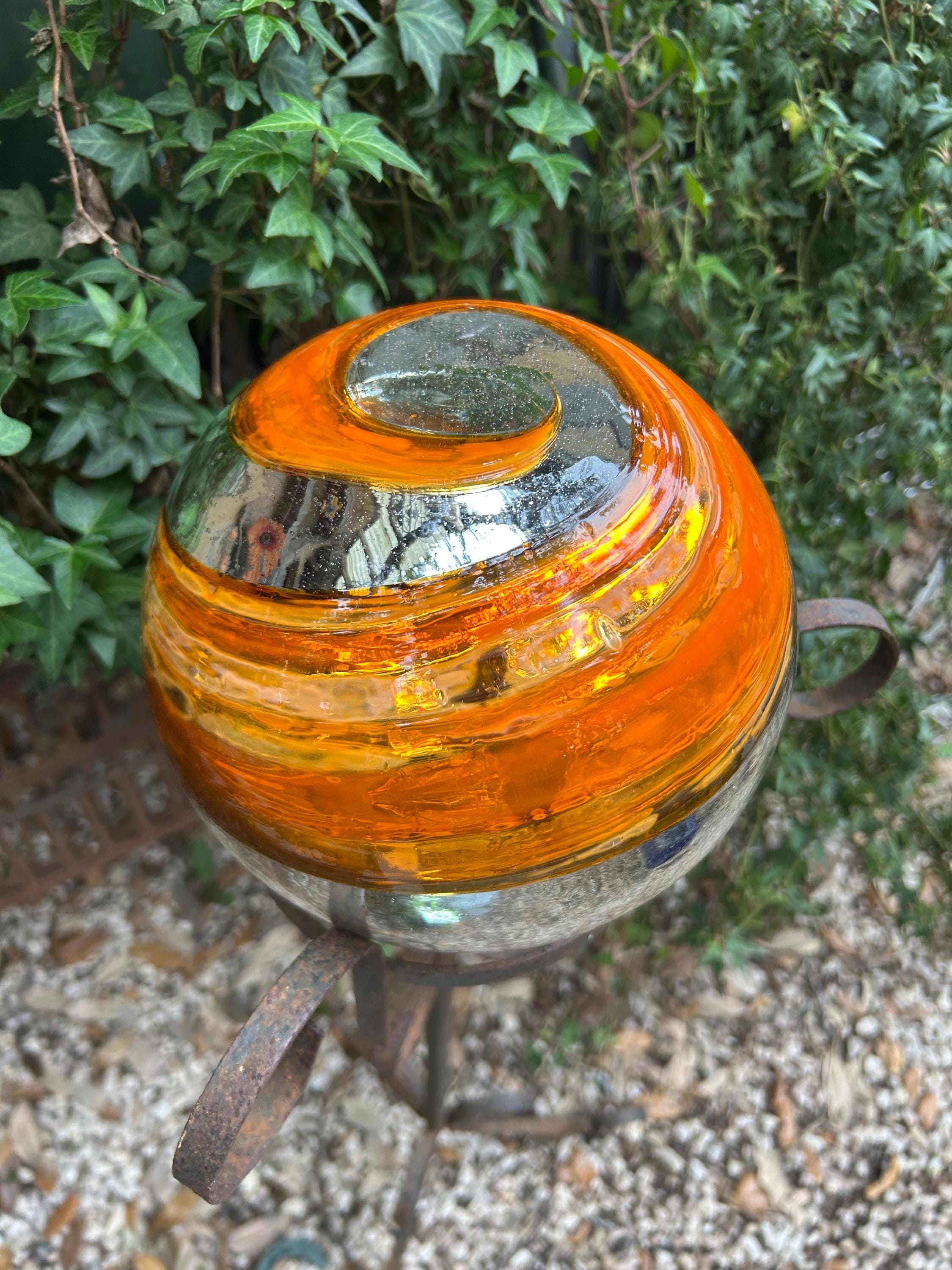Hand Blown Glass Gazing Balls - Etsy