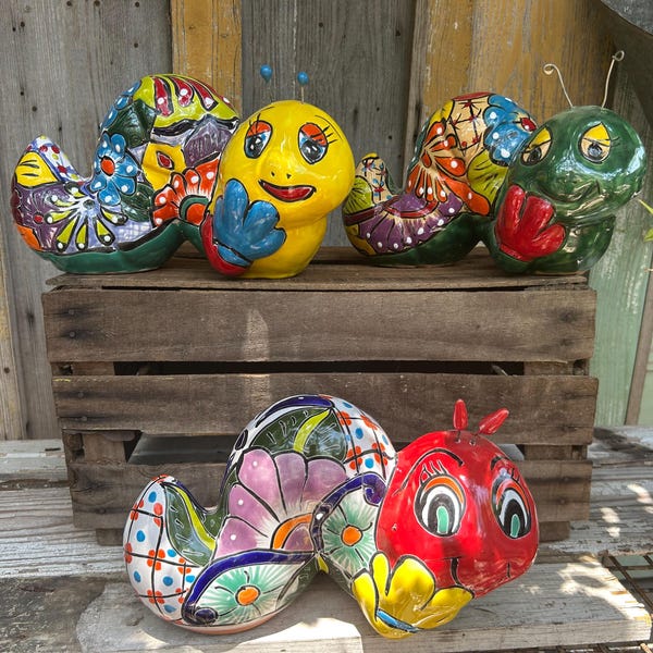 Ceramic Garden Worm - Etsy