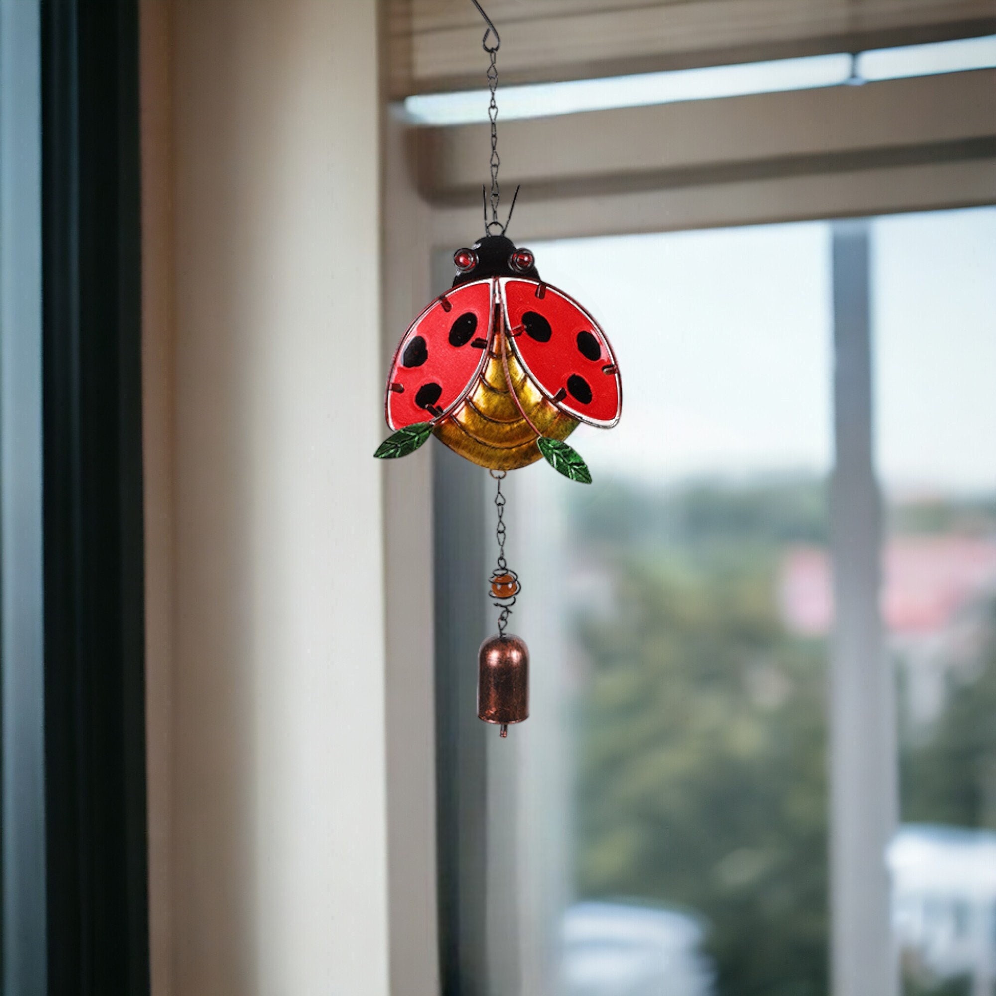 Ladybug Wind Chime, Wall Decoration, Spreads Happiness Throughout the ...