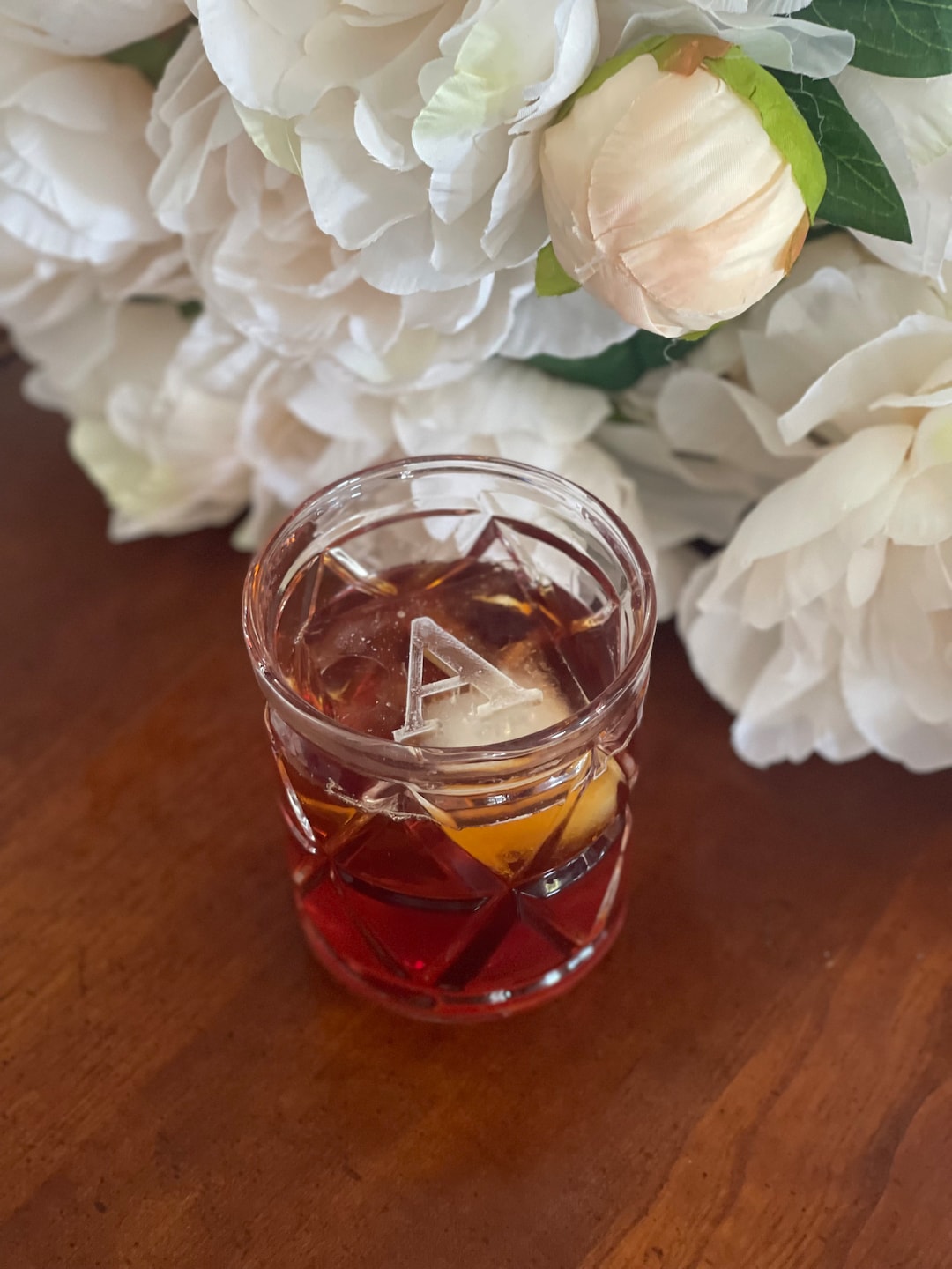 Custom Ice Cube Molds - Personalized Monogram Silicone Tray, Ideal for ...