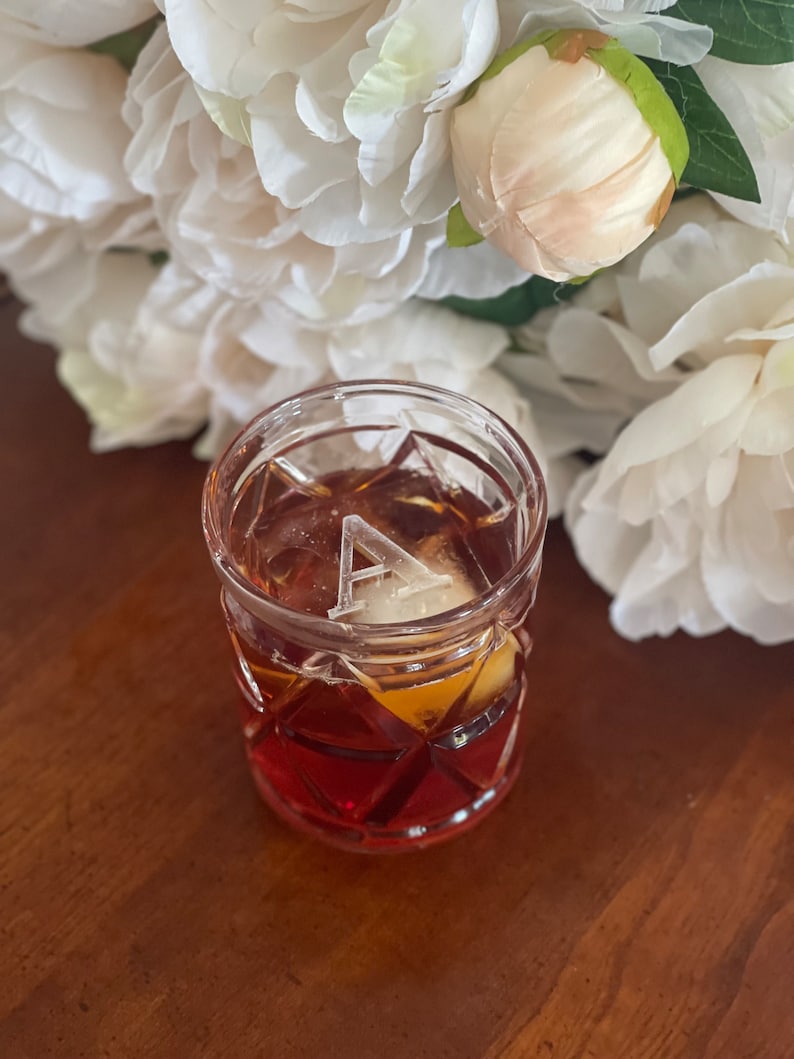 Custom Ice Cube Molds Personalized Monogram Silicone Tray, Ideal for ...