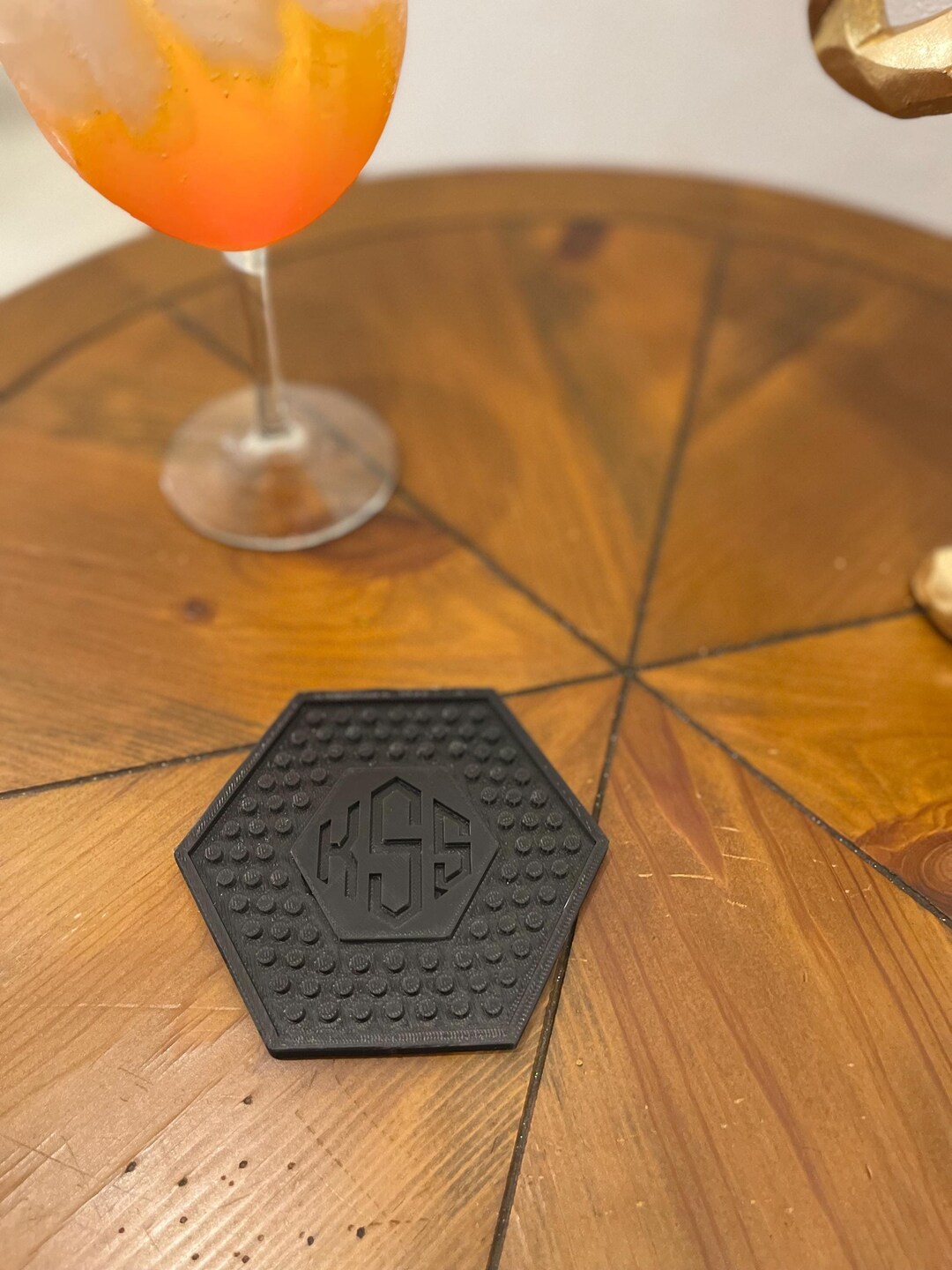 Custom Monogram Silicone Coasters - Set of 4 | Personalized Drink ...