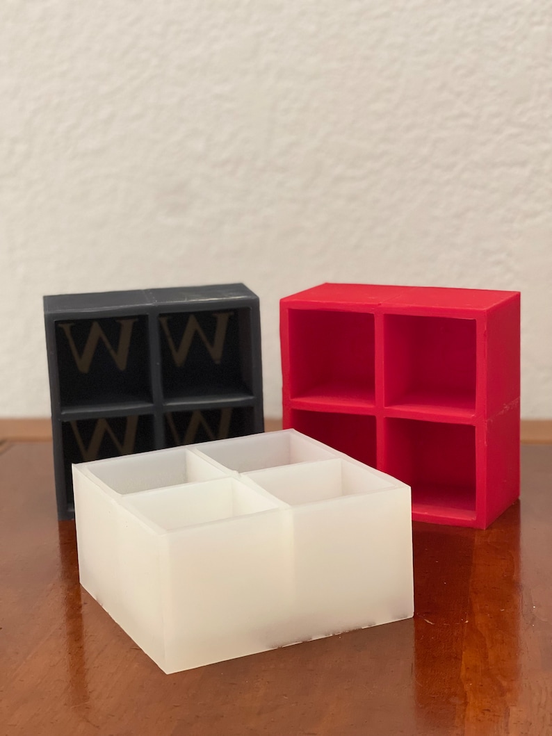 Custom Ice Cube Molds Personalized Monogram Silicone Tray, Ideal for ...